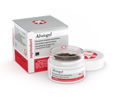 Alveogyl - Dressing for the treatment of inflammation of the alveolus ...