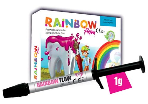 Rainbow Flow Blue - Light-curing composite for children Dentaleshop